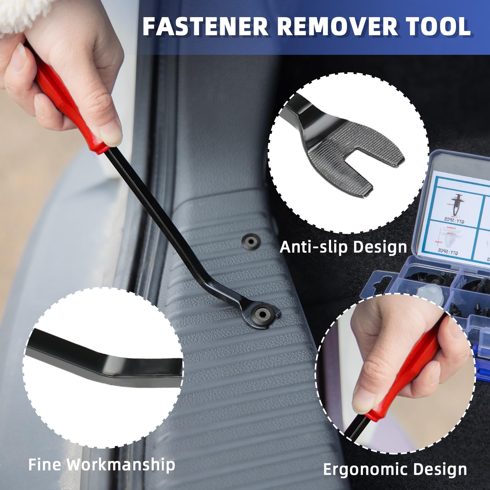 Snapklik.com : AUTODECO Car Trim Removal Tool Kit - 6pcs Auto Trim ...