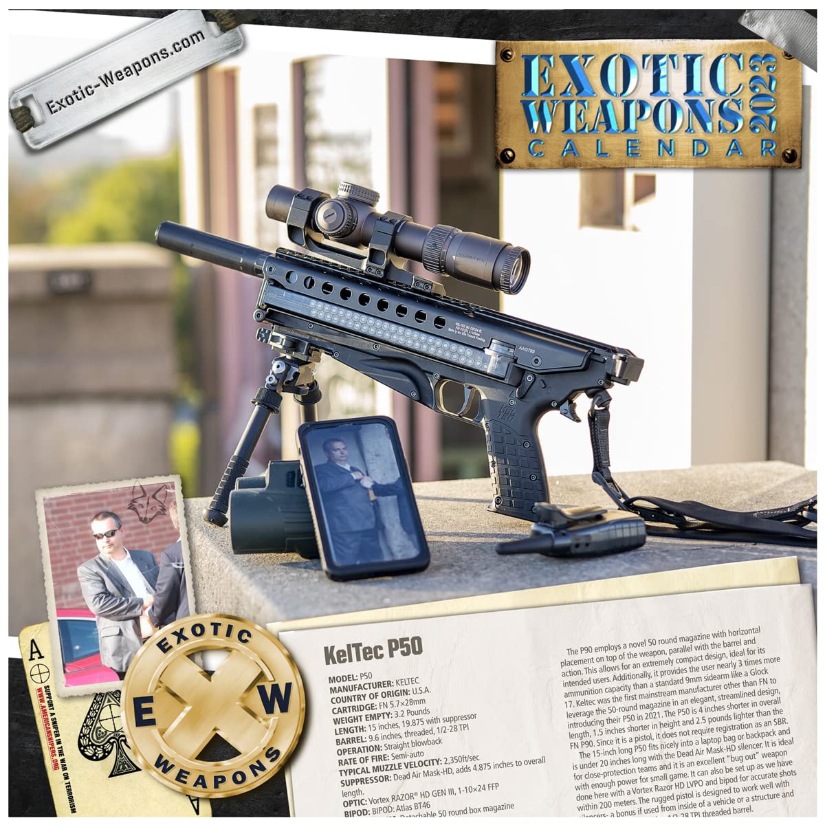 Amazon.com: Exotic Weapons 2023 Gun Calendar : Office Products
