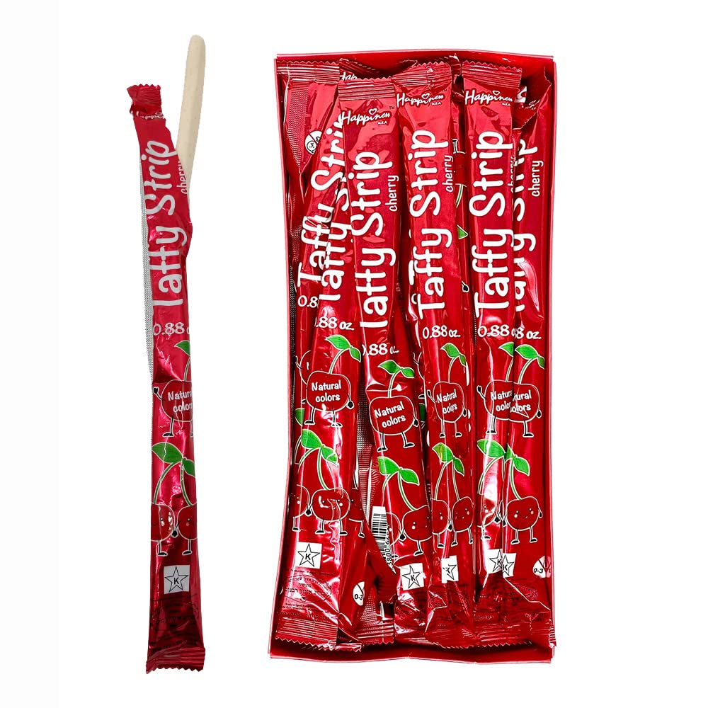24 Pieces of All Natural Cherry Candy Taffy Rope Nepal | Ubuy