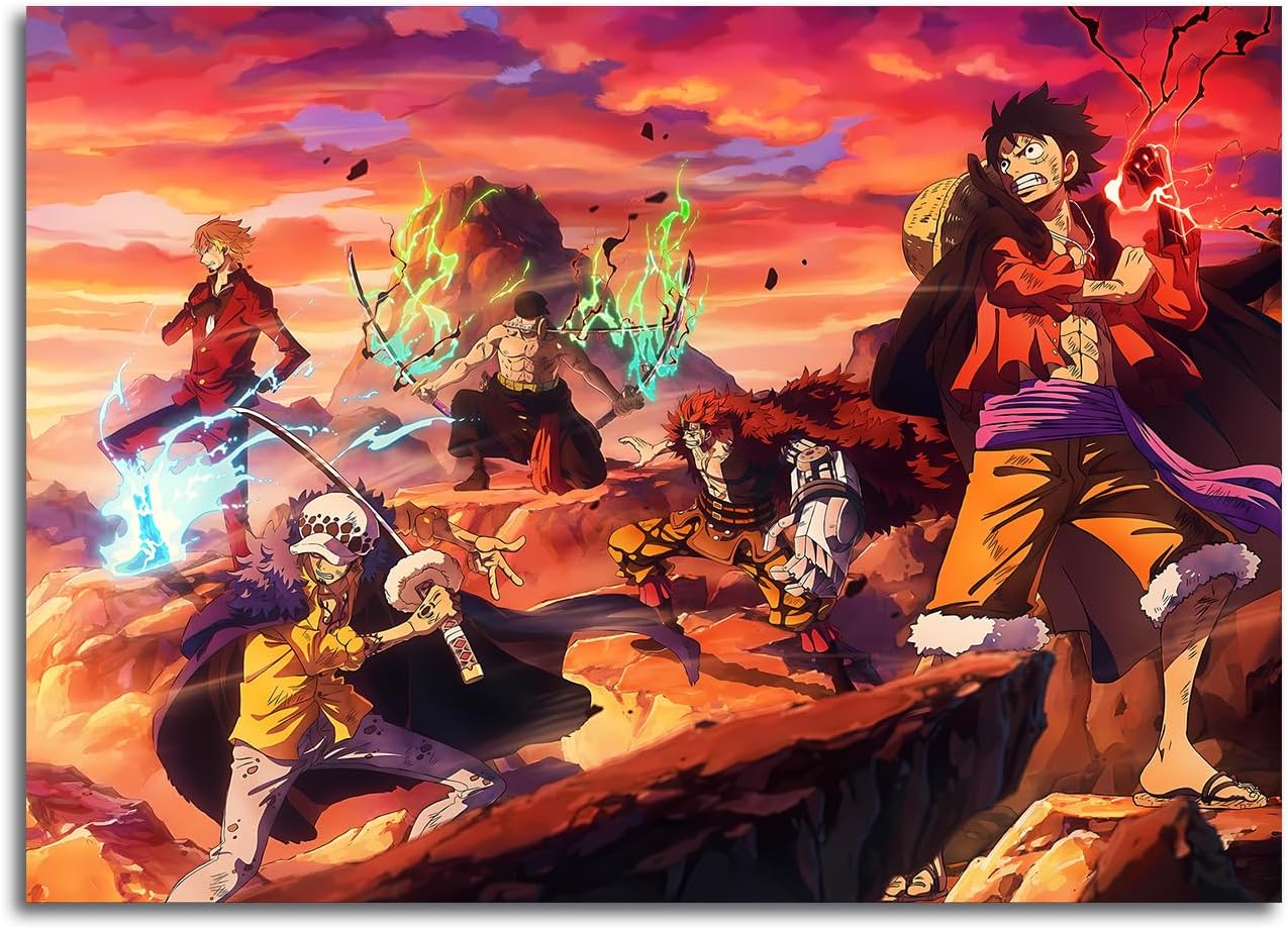 Amazon.com: Anime Poster HD Print Canvas Painting Wall Art For Living ...