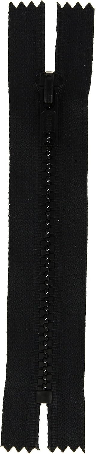 Amazon.com: Coats Thread & Zippers F4505-BLK Sport Closed Bottom Zipper ...