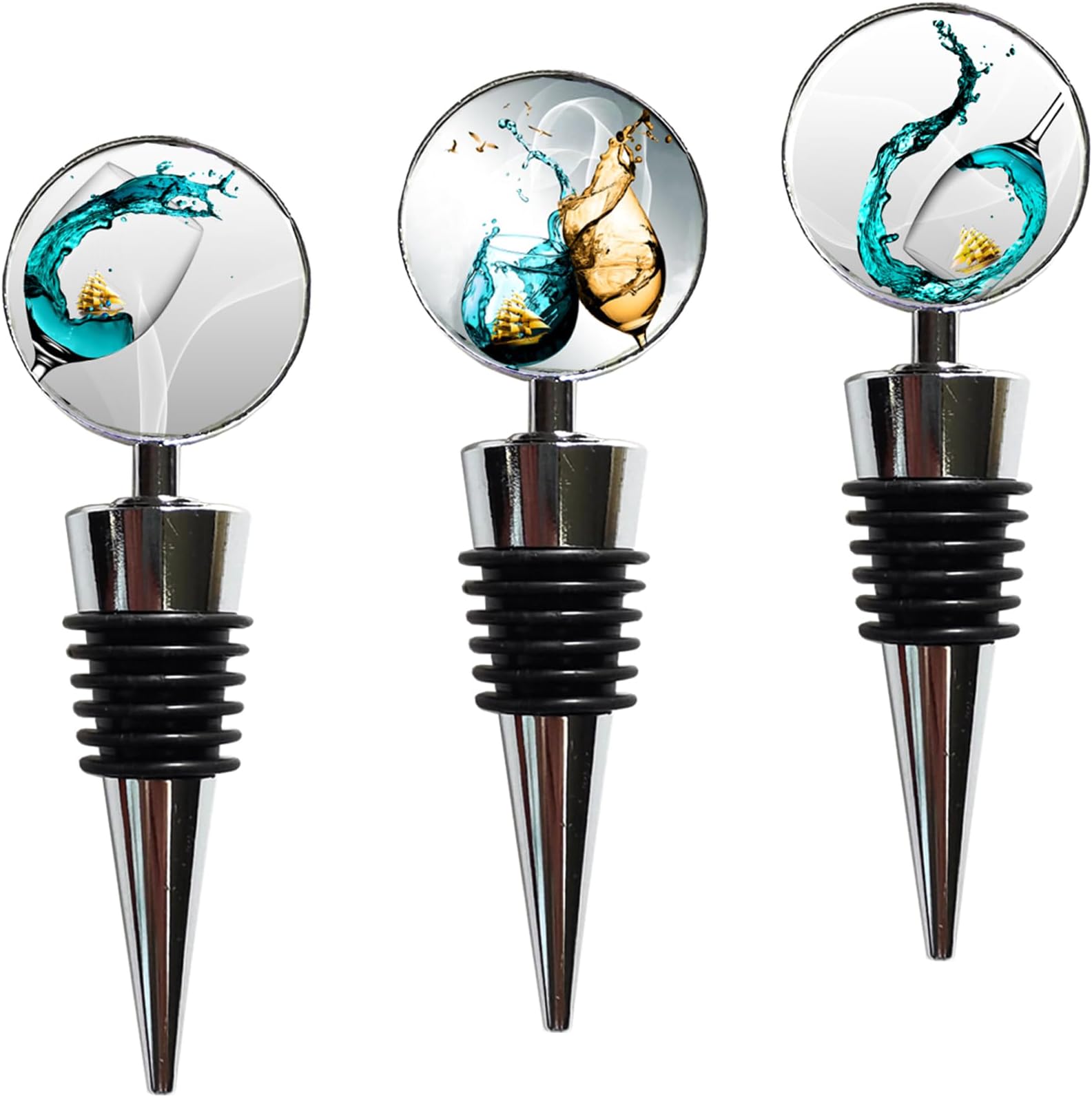 Amazon.com: Shuiniba Decorative Crystal Wine and Beverage Bottle ...