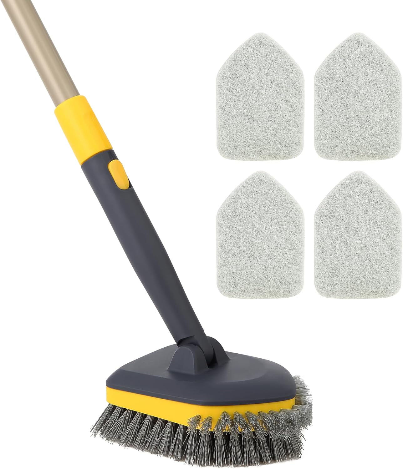 Amazon.com: Yocada Tub Tile Scrubber Brush 2 in 1 Cleaning Brush ...