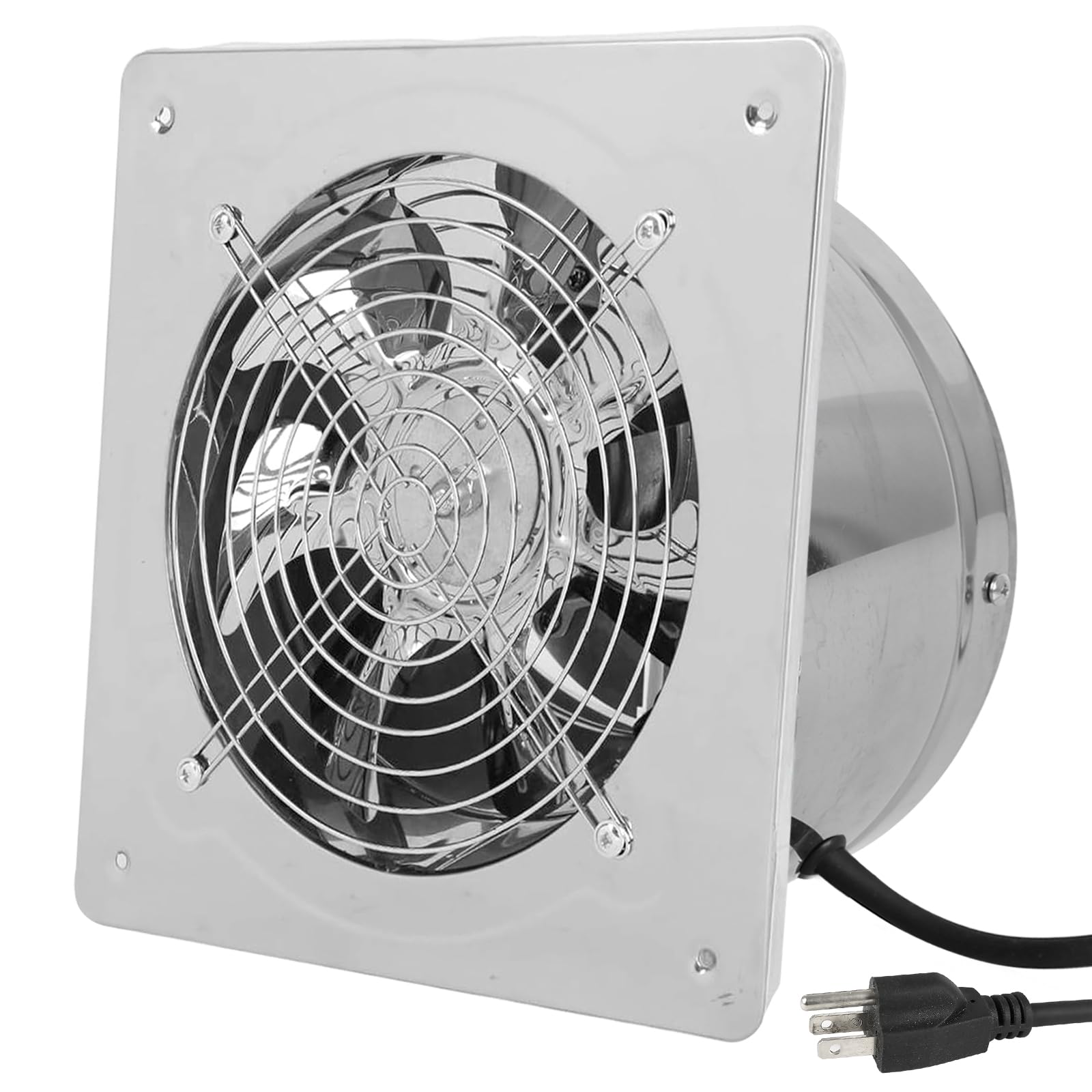 Amazon.com: Fepinc Exhaust Fan with Plug, 10 inch 1088CFM Through-the ...