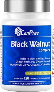 CanPrev Black Walnut Complex - 120 Vegan Capsules - Gut Health Support ...