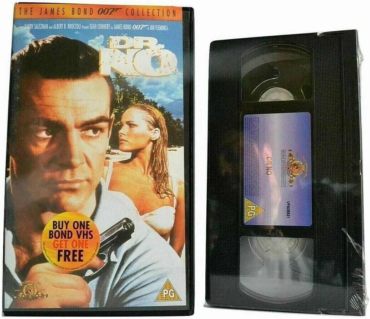 Amazon.com: Dr. No [VHS] : Sean Connery, Ursula Andress, Bernard Lee ...