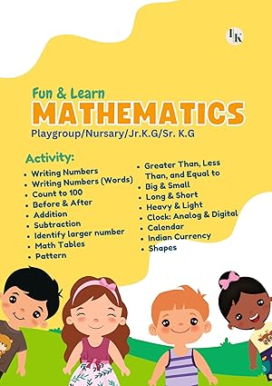 Buy Mathematics for Playgroup/Nursary/Jr.K.G/Sr. K.G Early Learning ...