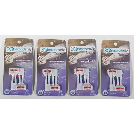 Amazon.com: 30 Second Smile - Ultra Extra Soft (4 Pack) Dual Brush ...