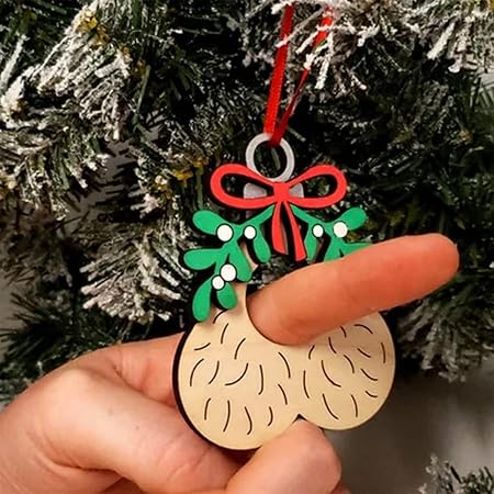 Amazon.com: Tree Buddees Funny Naked Santa Claus Inappropriate ...