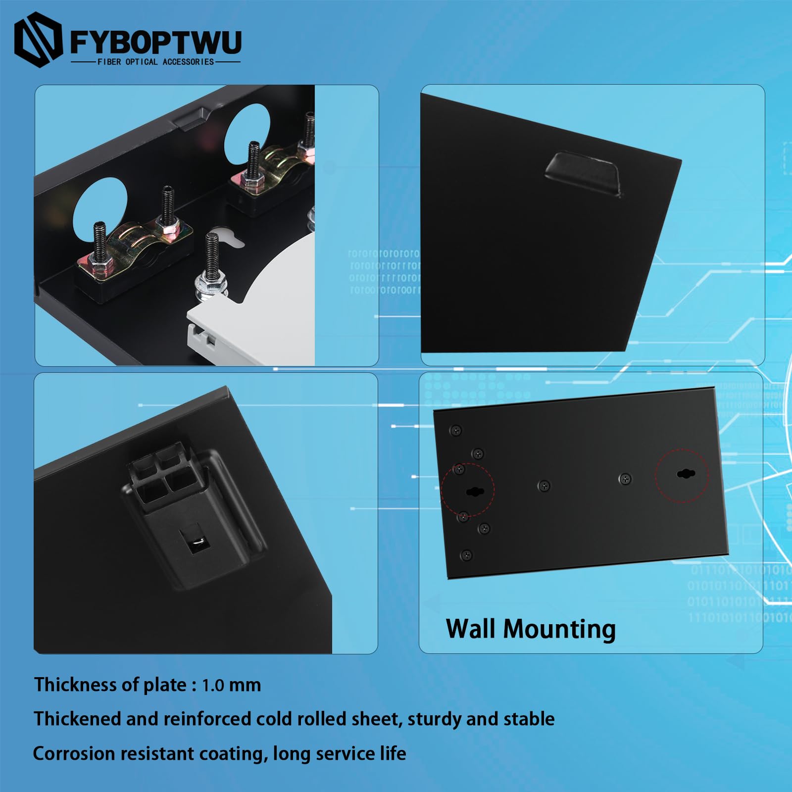 Snapklik.com : Fyboptwu - 6 LC Duplex Singlemode Couplers 12 Core LC ...