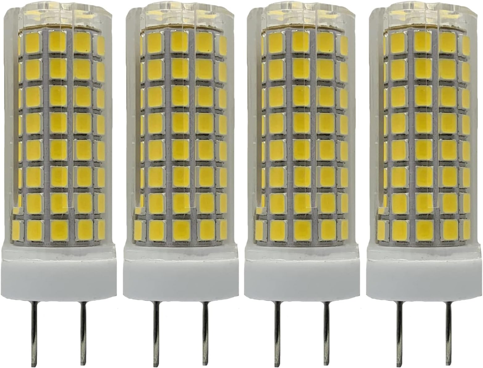 Lxcom Lighting G8 LED Bulb 10W Ceramic Corn Light Bulbs(4 Pack)-2835 ...