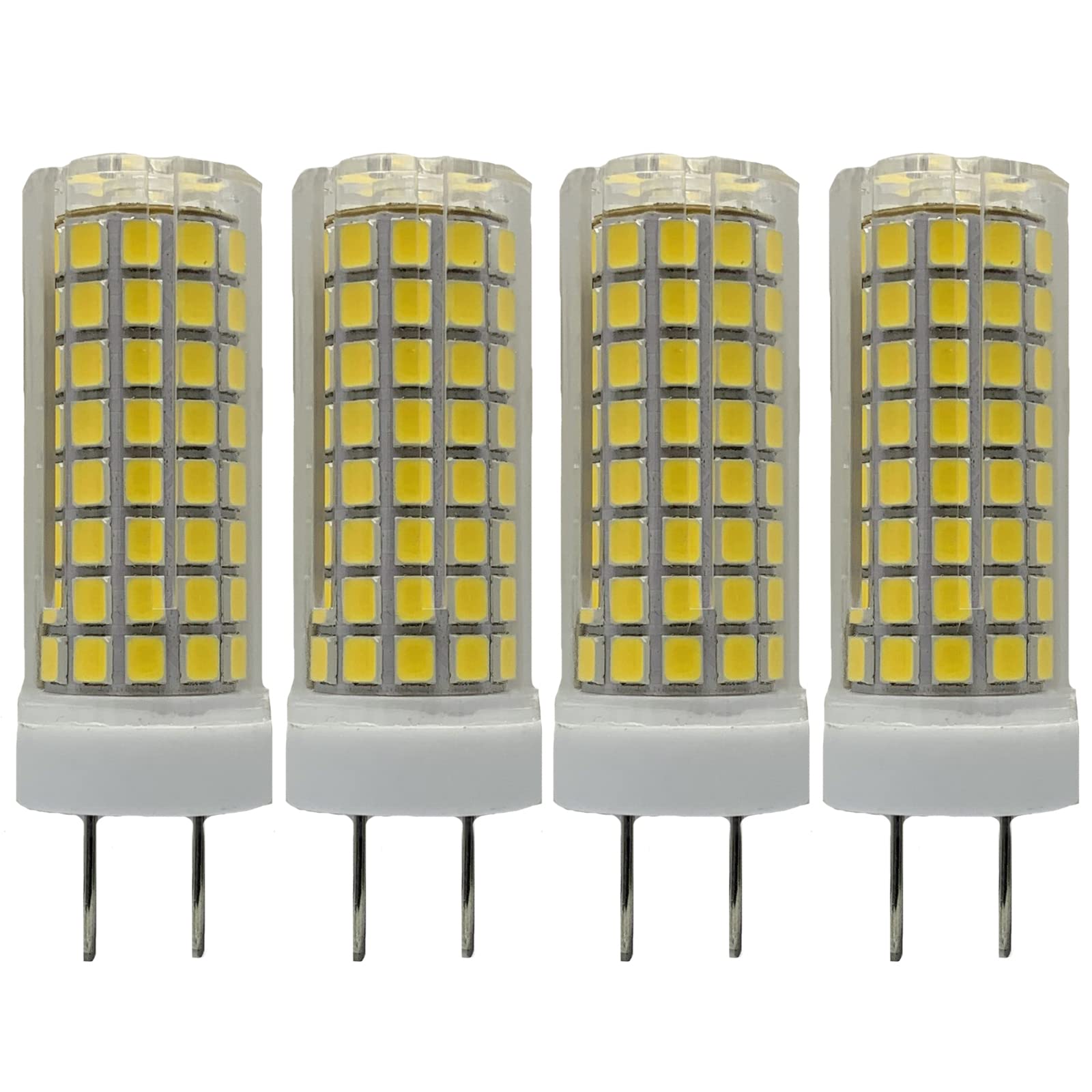 Lxcom Lighting G8 LED Bulb 10W Ceramic Corn Light Bulbs(4 Pack)-2835 ...
