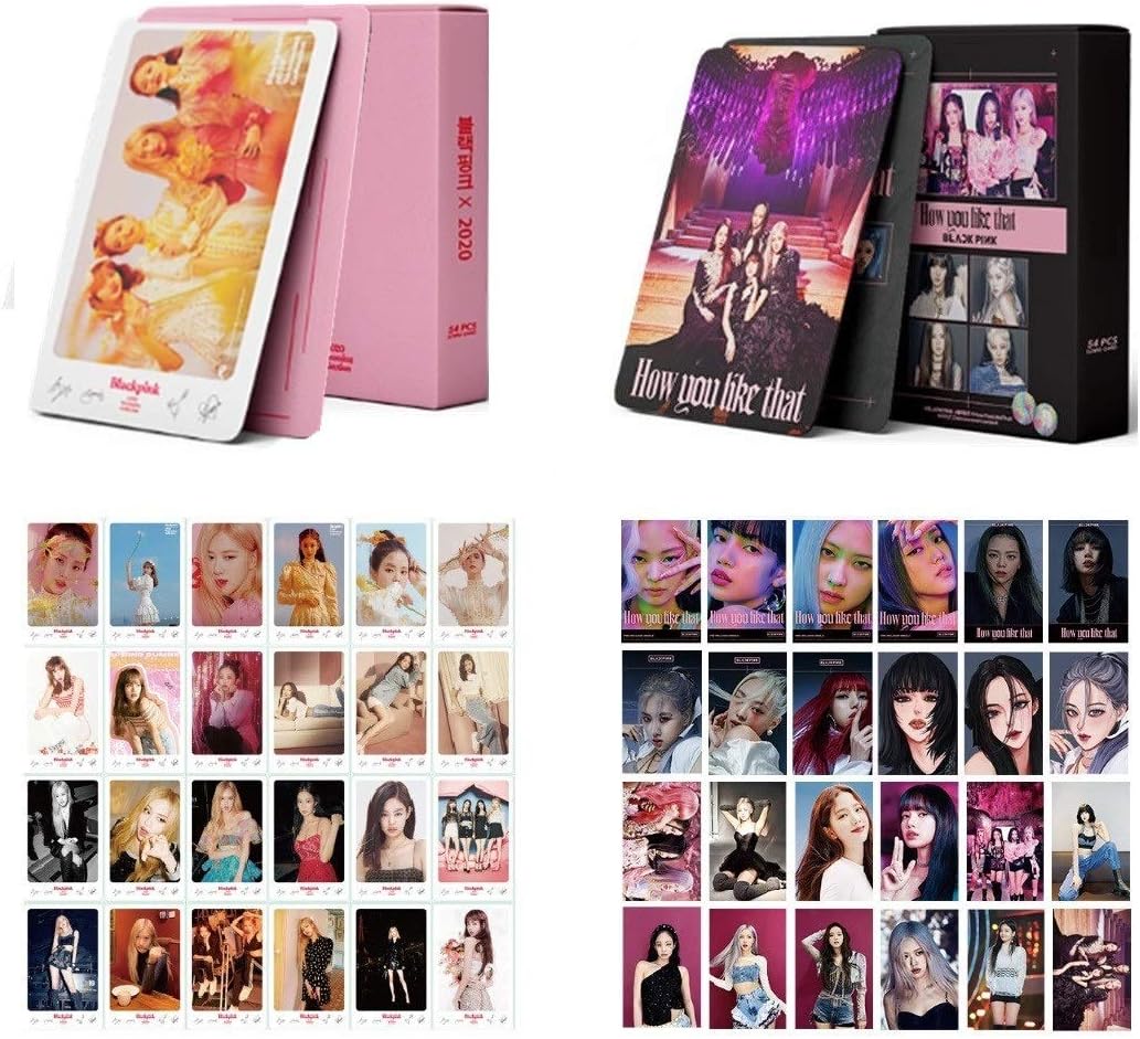 Amazon.com : 2Pack/108PCS KPOP Star Photocards, KPOP Star Cards for ...