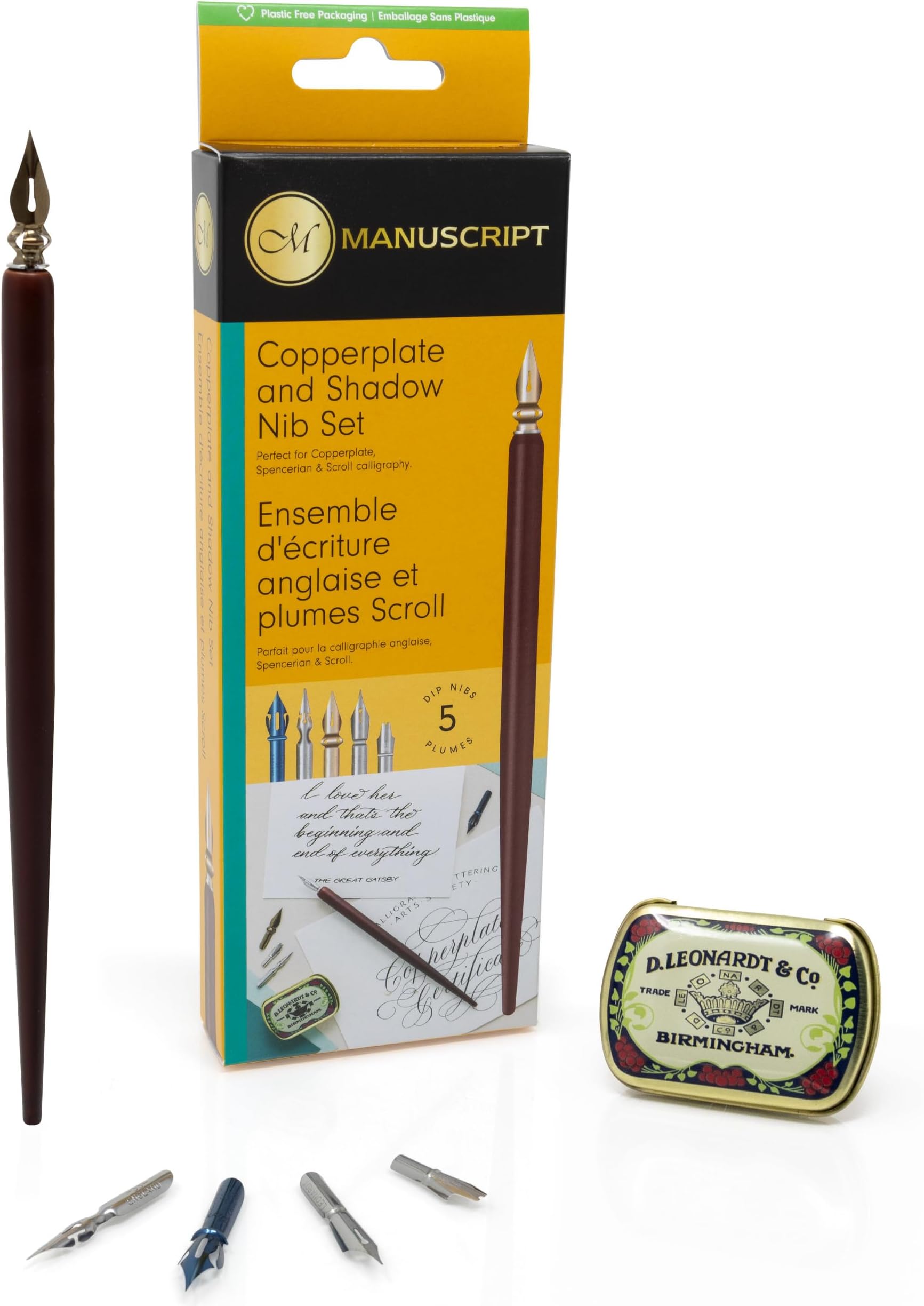 William Mitchell Copperplate Pen Card : Amazon.co.uk: Stationery ...