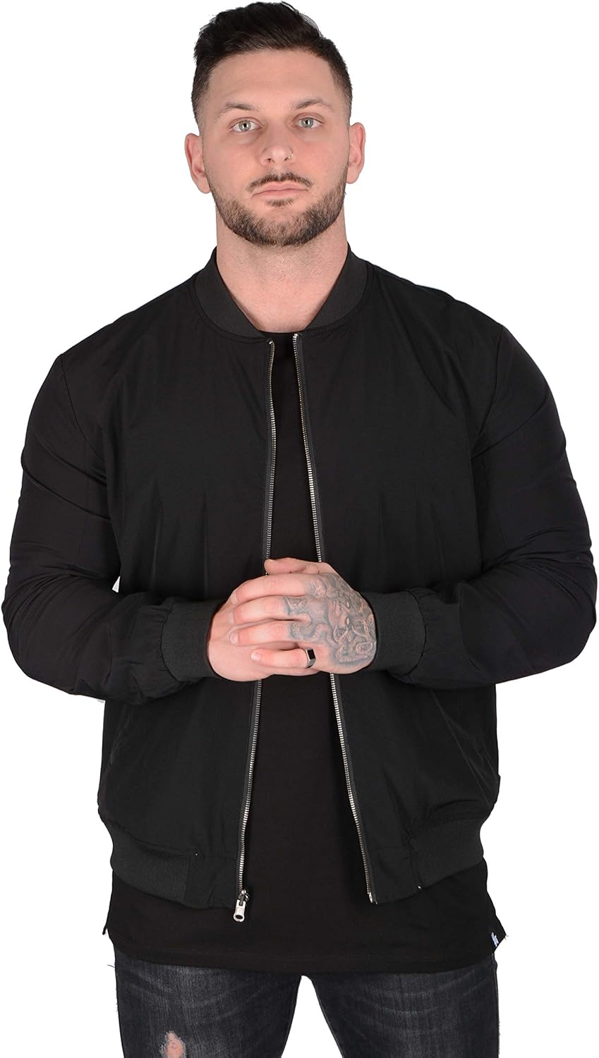 YoungLA Bomber Jackets Men | Lightweight Casual Reversible | Regular ...