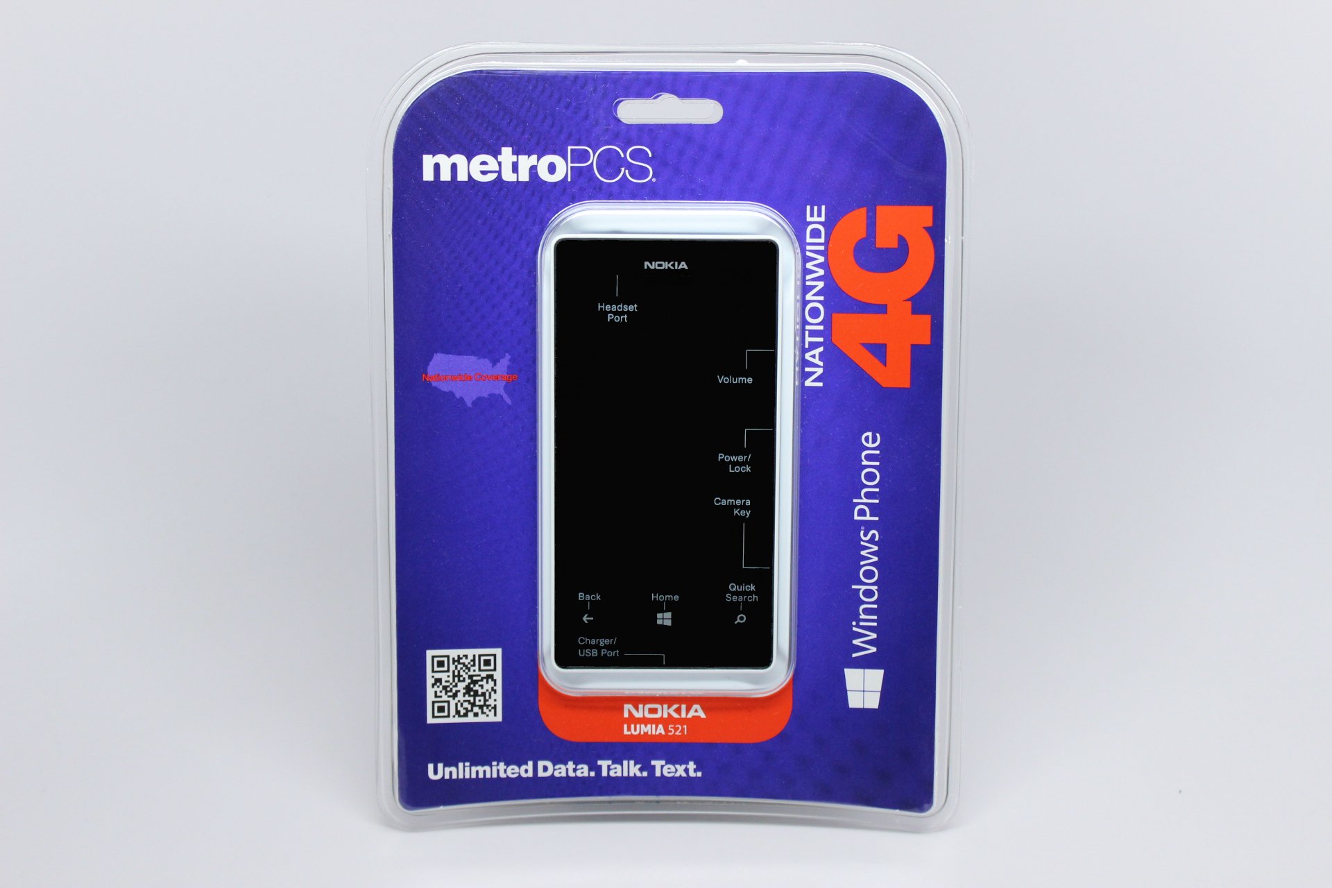 Nokia Lumia 521 Metro Pcs Box