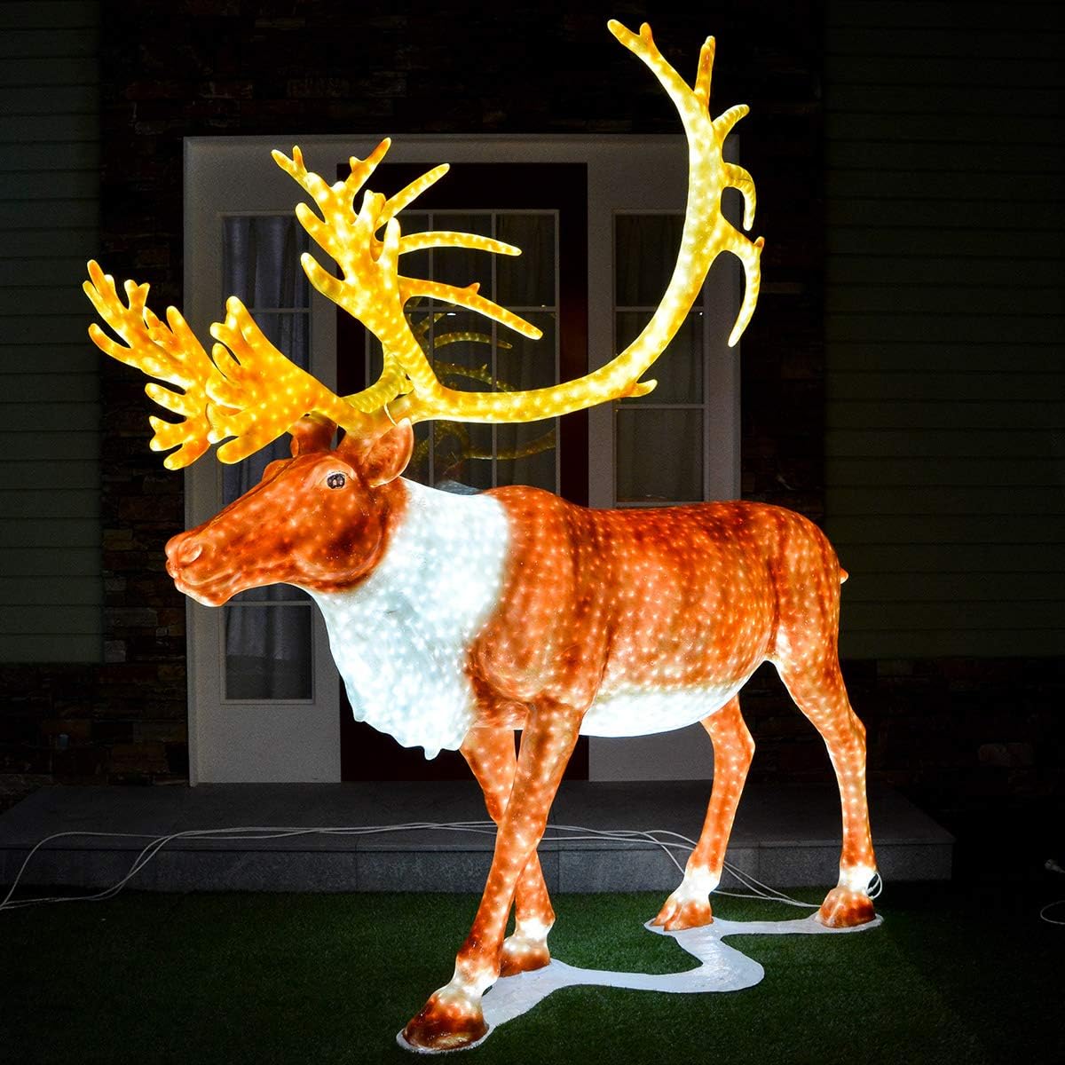 FestiveLights - Commercial Light Up Stag Sculpture Figures - Outdoor ...