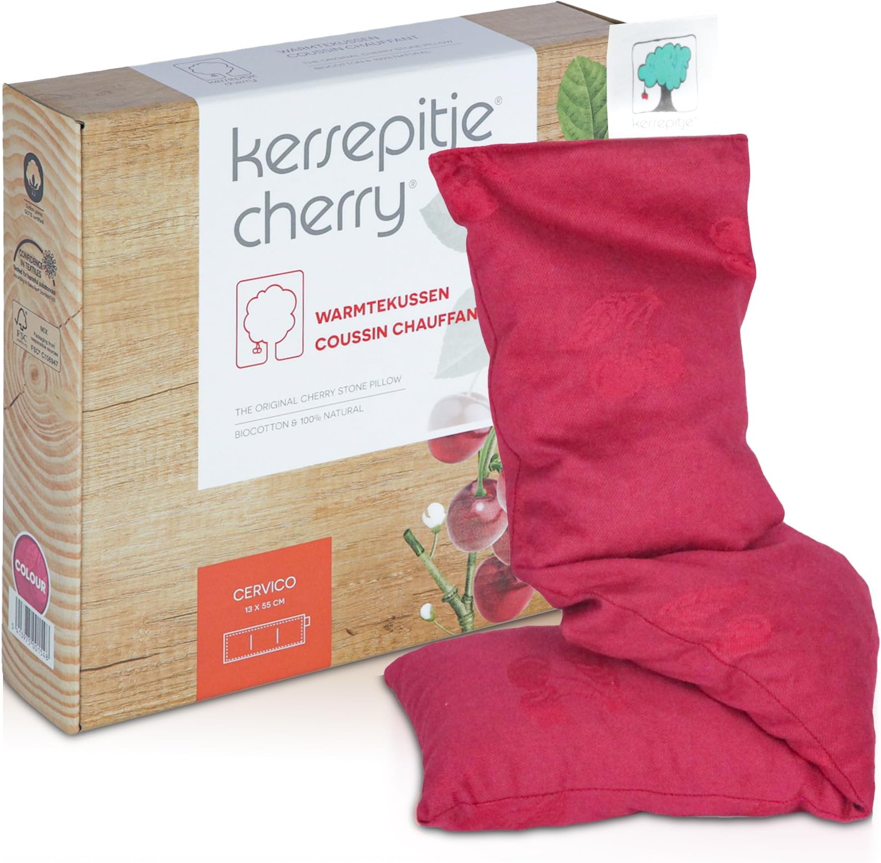 Coussin Chauffant en Noyaux de Cerise; Bouillotte Naturel Fabriqué en ...
