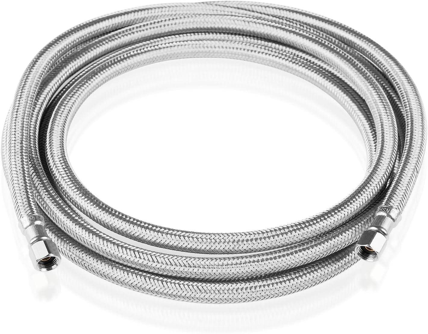Amazon.com: GUOFIS 6 FT Refrigerator Water Line,Stainless Steel Braided ...