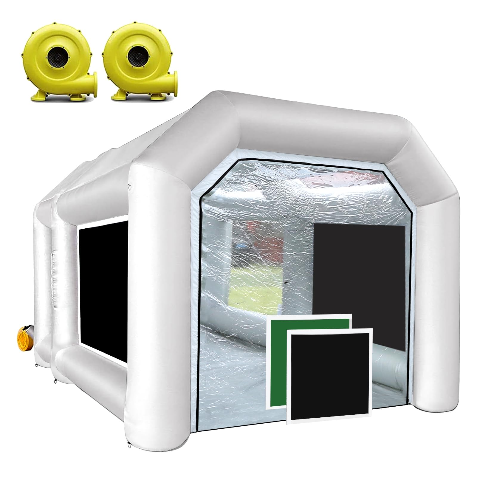 Amazon.com: Inflatable Paint Booth 13X10X8Ft Portable Paint Booth with ...