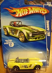 Amazon.com: Hot Wheels 2010 Faster Than Ever Triumph TR6 YELLOW #131 KMART DAY EXCLUSIVE : Toys ...