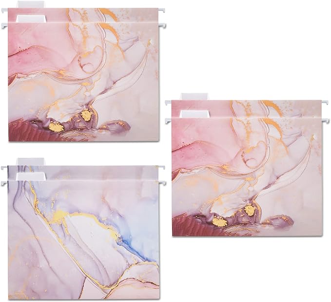 Amazon.com : Y YOMA 6 Pack Decorative Hanging File Folders Letter Size ...