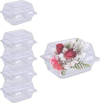 Amazon.com: Curtis Wagner Plastics CW-543 Clear Boutonniere Flower ...