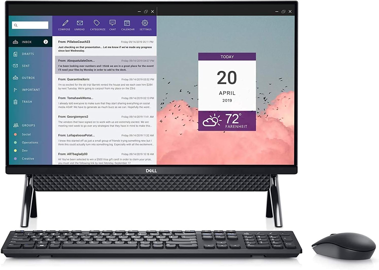 Dell Inspiron 24 Touch All in One 1TB SSD 32GB RAM Extreme (Intel 10th ...