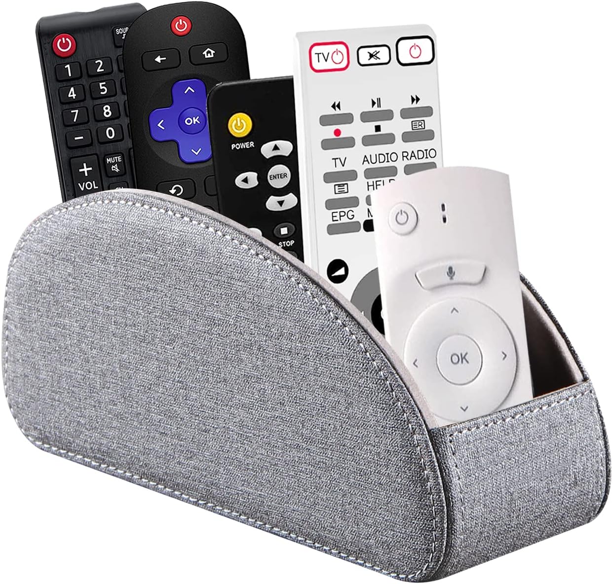 Amazon.com : BLIENCE Remote Control Holder, Arc-shaped Remote Holder ...