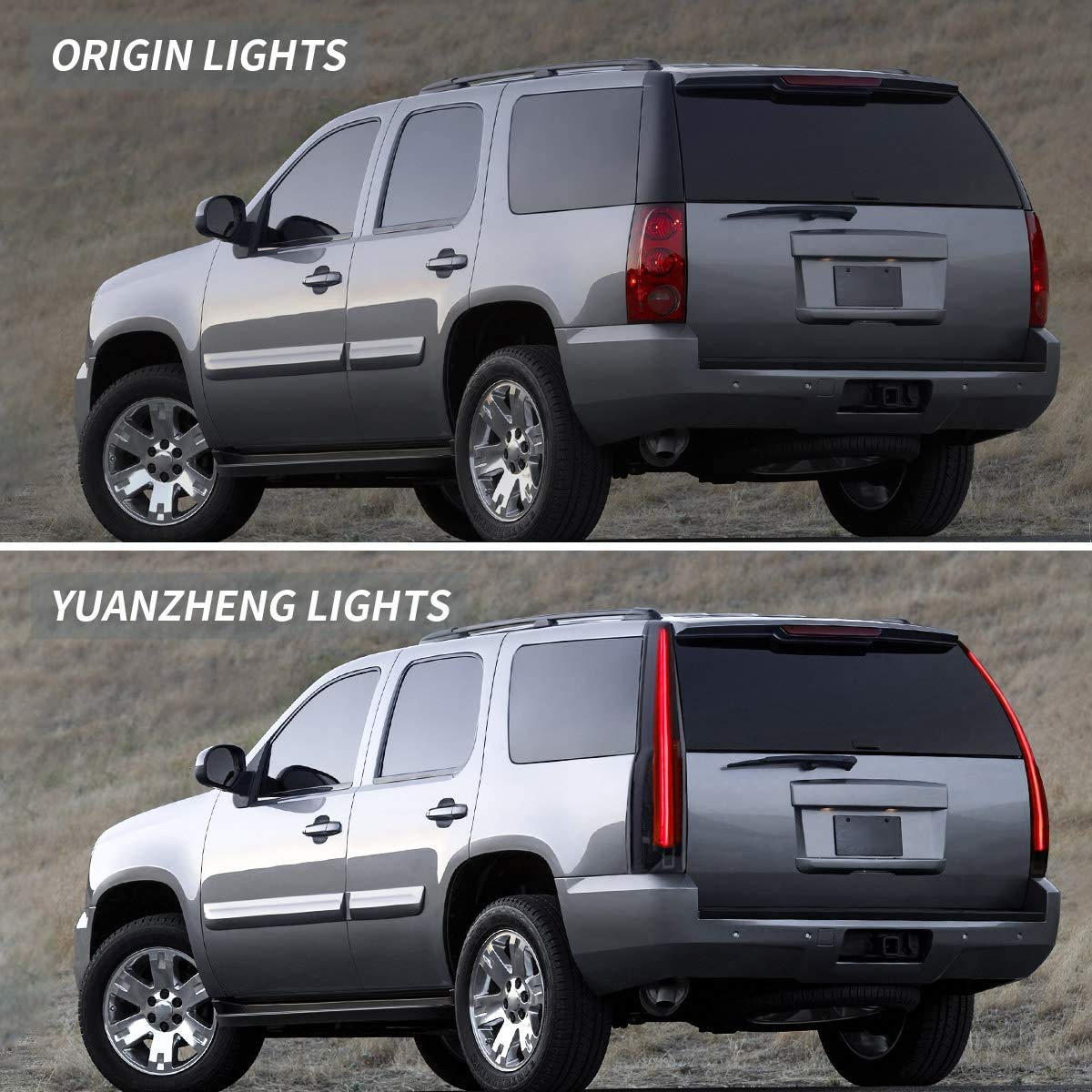 Snapklik.com : VLAND LED Tail Lights Assembly For GMC Yukon, Chevrolet ...