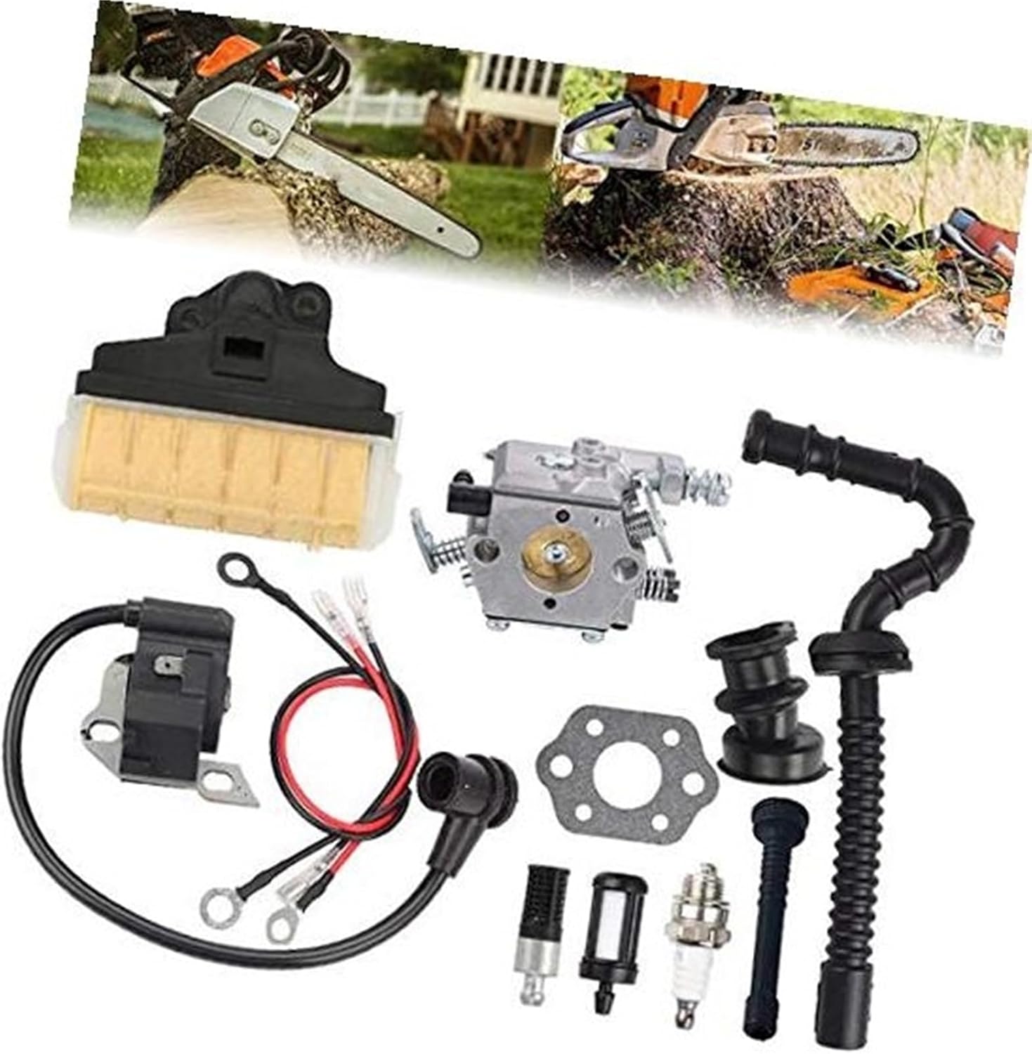XYWOPO Carburetor, for, MS210 MS230 MS250 021 023 025 Chainsaw ...