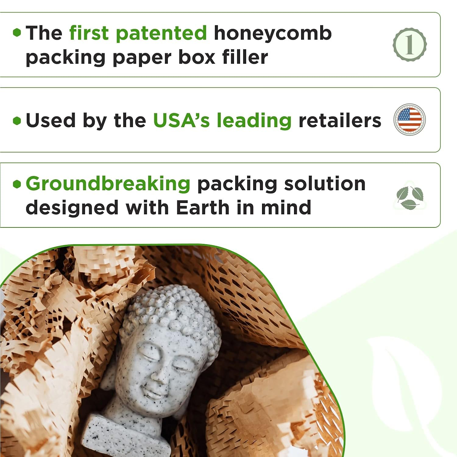 Buy IDL Packaging HexaFil Honeycomb Packing Kraft Paper 15 x 1700' in ...