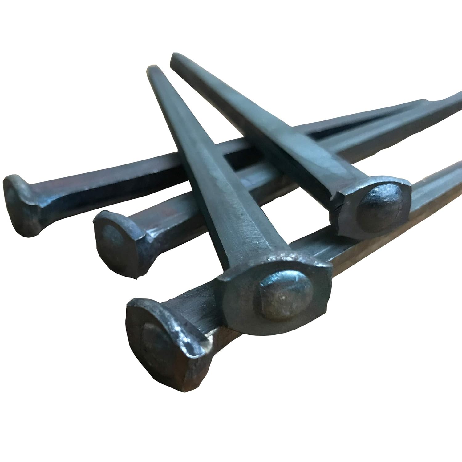 6"- Steel Square Common Rose Head STANDARD-60d Nails (10 Nails ...