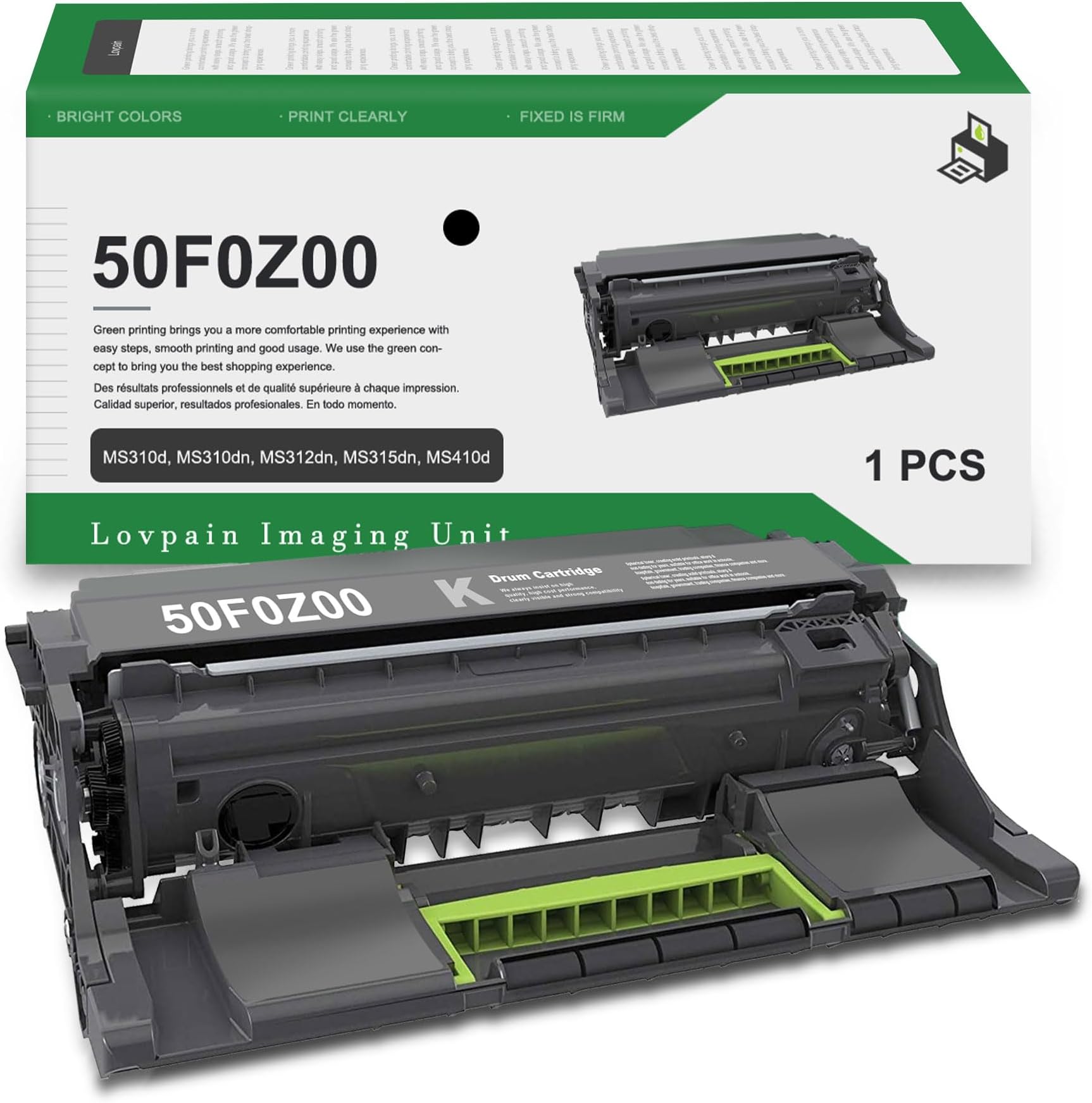 Amazon.com: 56F0Z00 Imaging Unit - Replacement for Lexmark MS321 MS521 ...