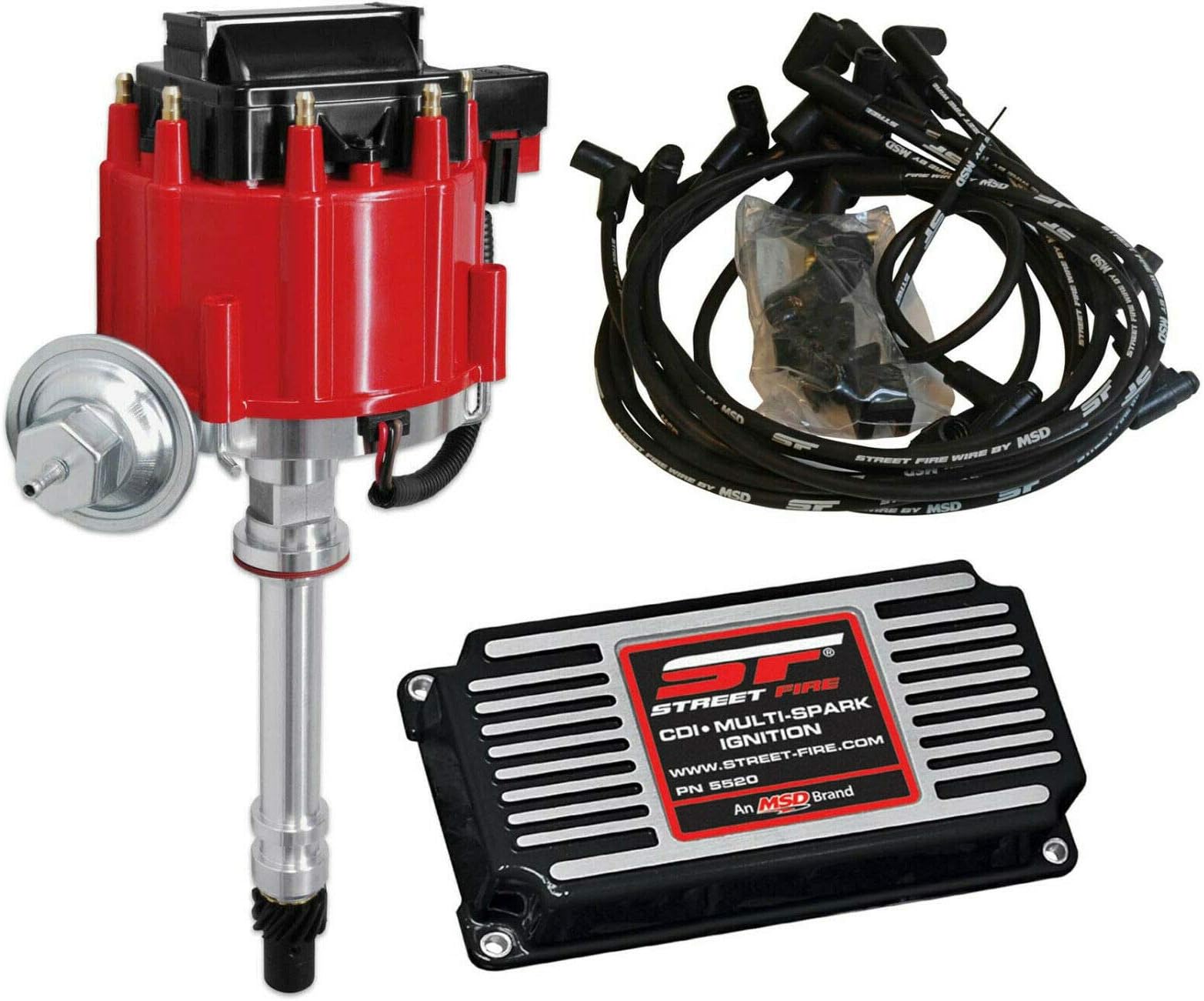 Amazon.com: NEW MSD STREET FIRE IGNITION KIT,MSD STREET FIRE CHEVУ V8 ...