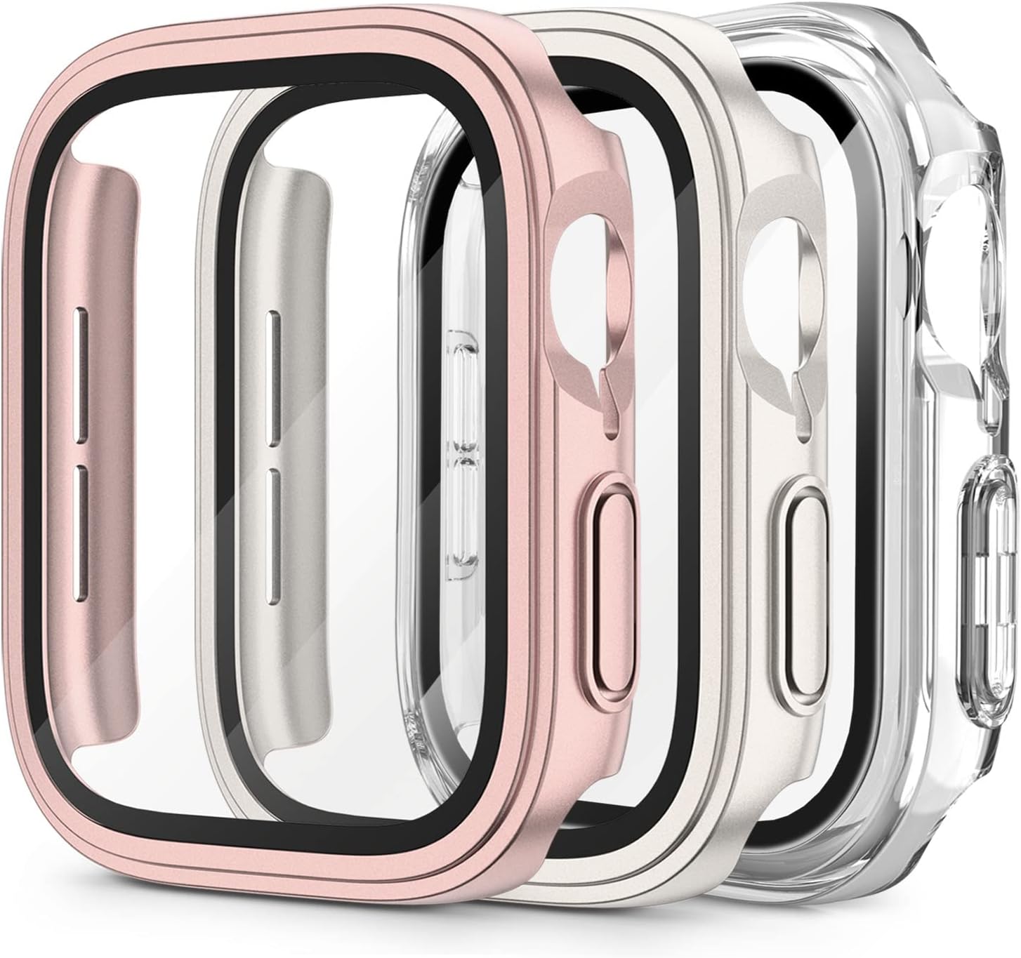 Mugust - Paquete de 3 fundas rígidas para PC compatibles con Apple ...