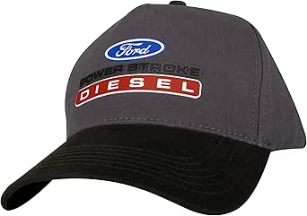 Offical Ford Power Stroke Diesel Baseball Cap, Black/Red at Amazon Men ...