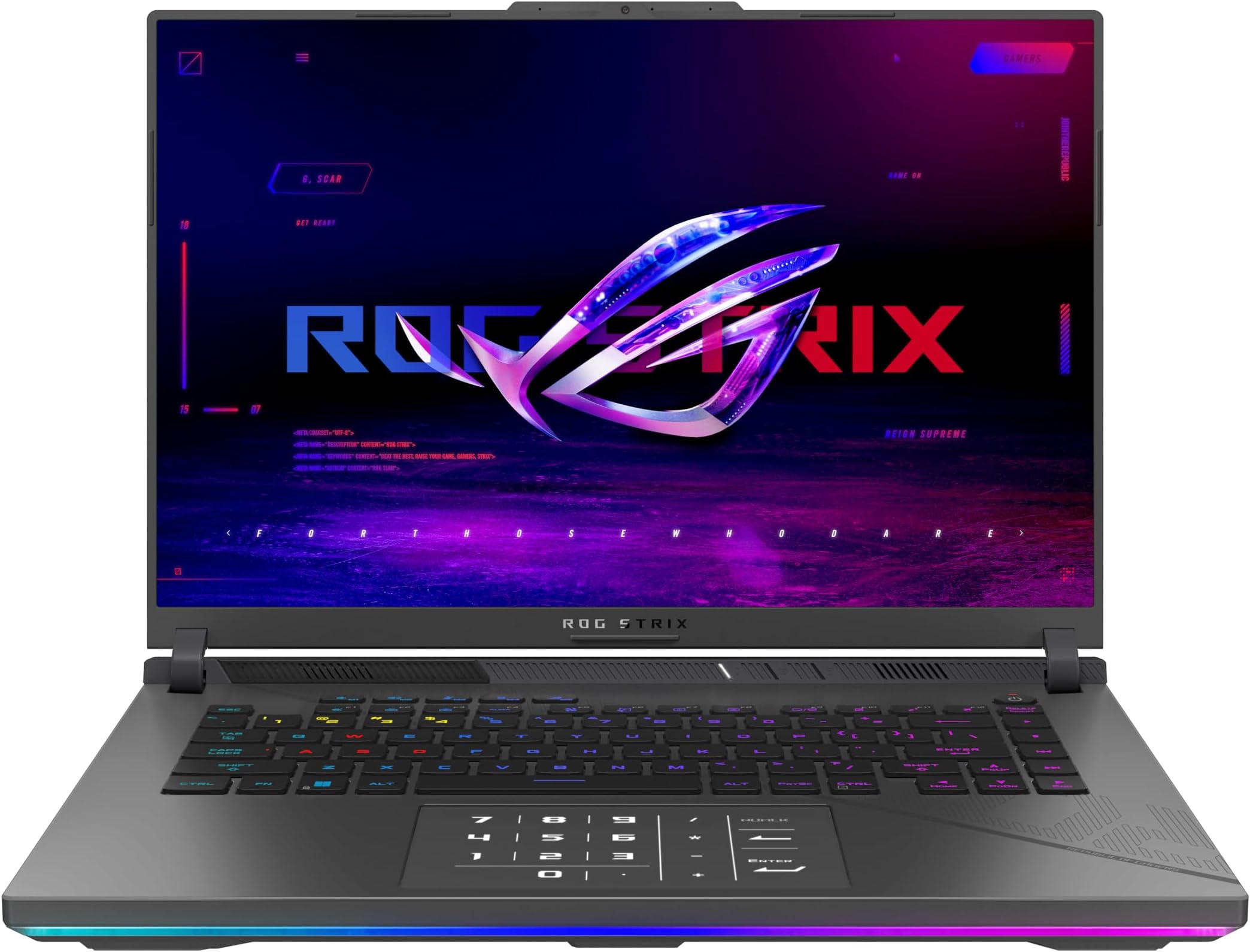 ASUS ROG Strix G16 (2024) Gaming Laptop, 16” Nebula Display 16:10 WQXGA ...