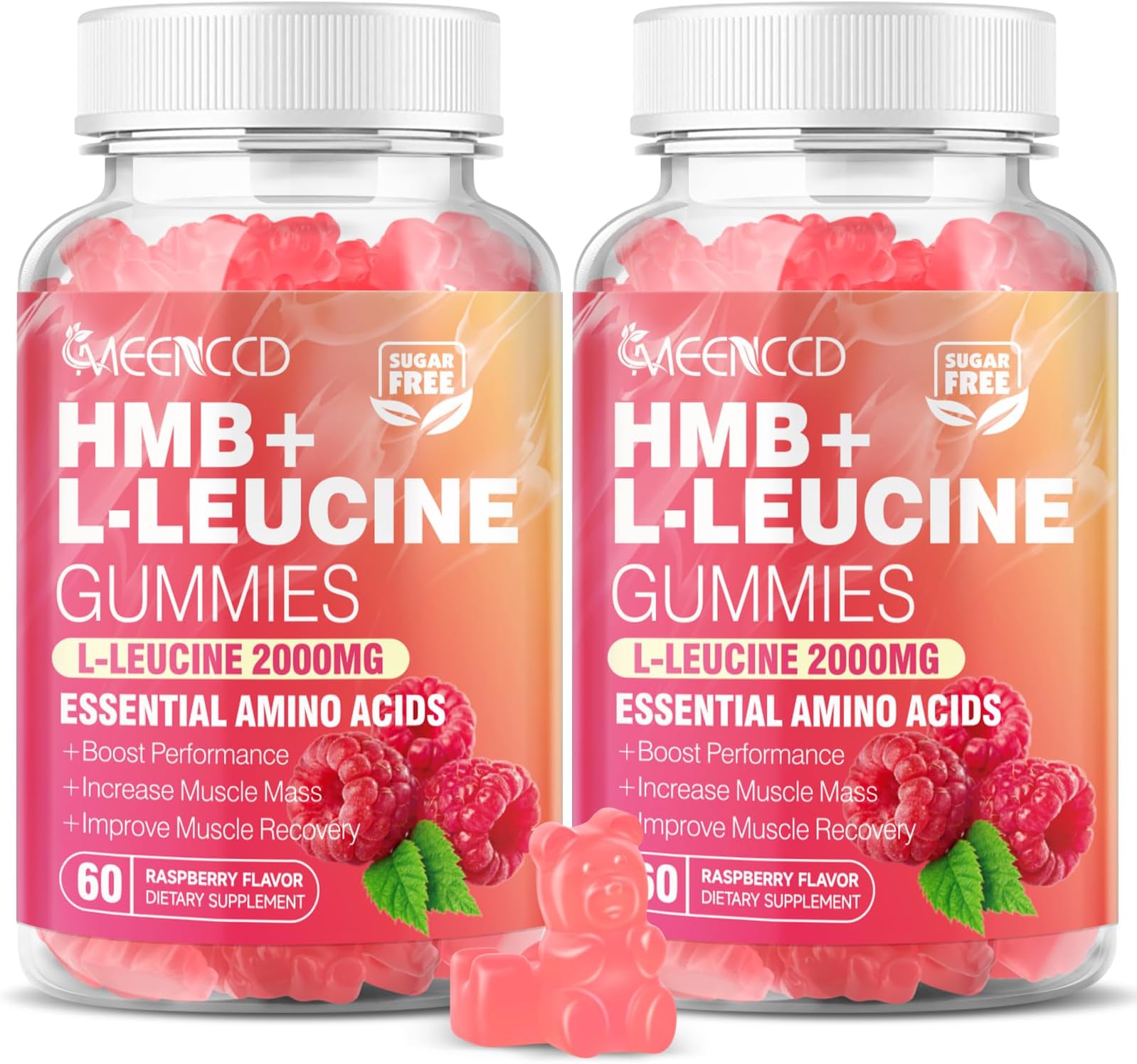 Amazon.com: 2 Pack HMB and L-Leucine Gummies, 3000mg HMB and Leucine ...