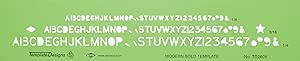 Amazon.com: ALVIN TD260V, Modern Bold Lettering Guide Template, Drawing ...