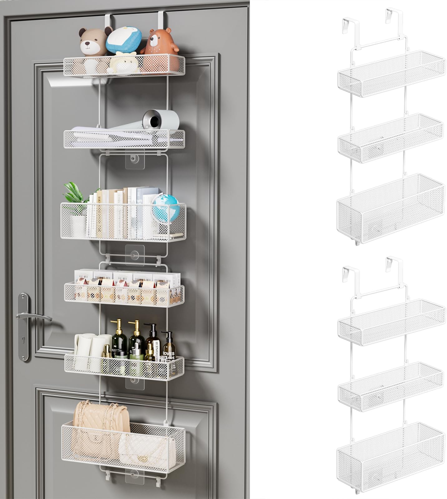 Amazon.com: HapiRm Over Door Organizer Storage - Separable Door ...