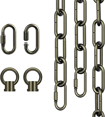 Amazon.com: 12 Feet Industrial Bronze Light Fixture Chain, Adjustable ...