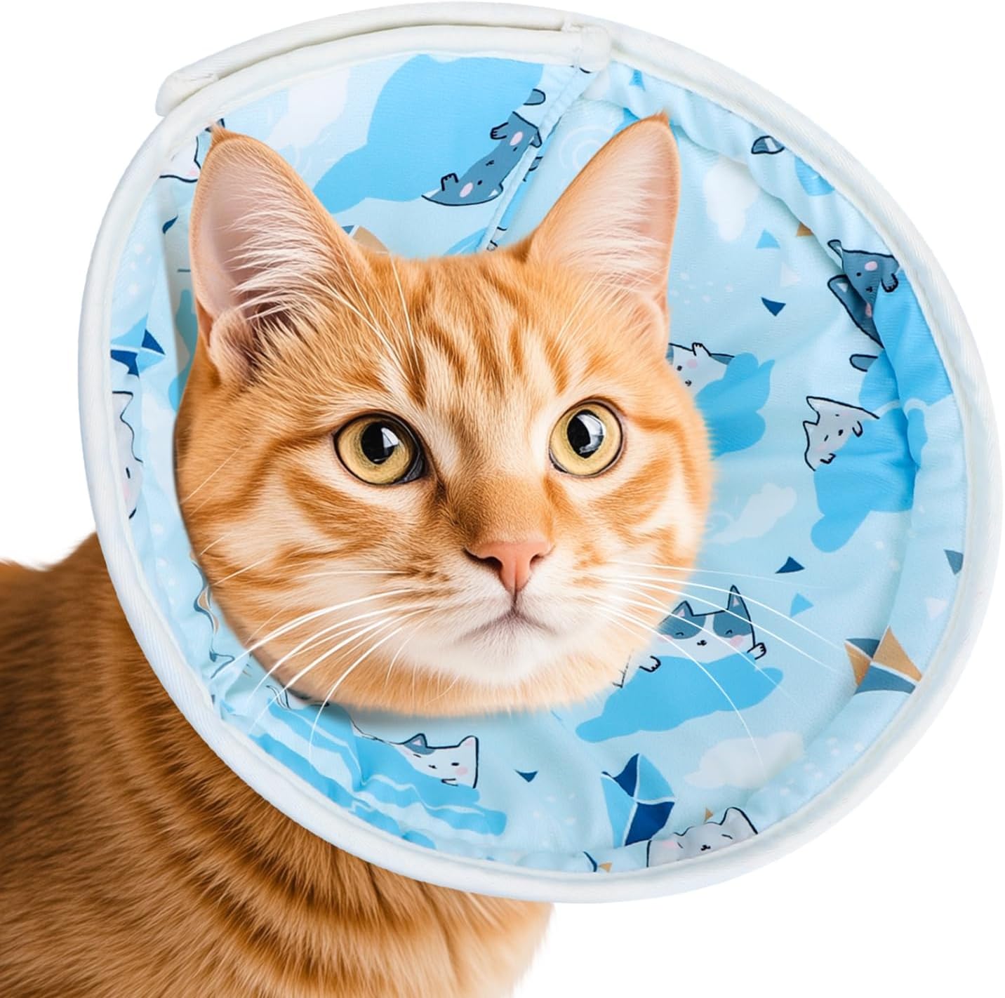 Nobleza Cat Cone Collar Soft Cat Recovery Collars Cones After Surgery ...