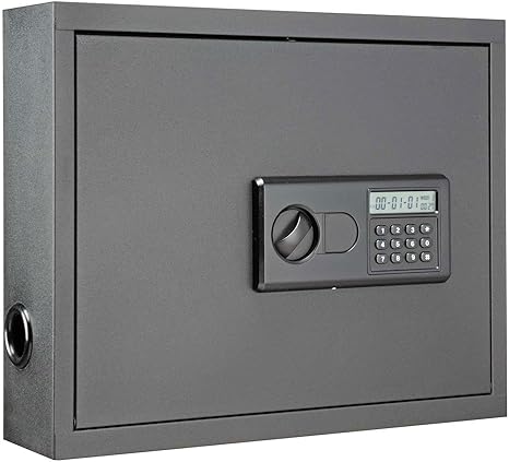 Global Industrial Wall-Mount Laptop Security Cabinet, Charcoal - Amazon.com