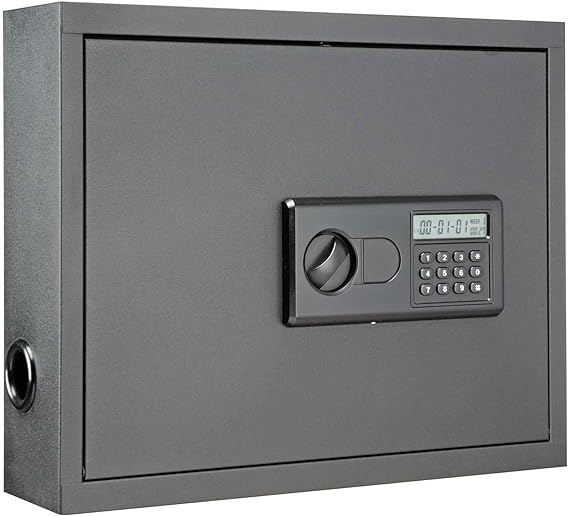 Global Industrial Wall-Mount Laptop Security Cabinet, Charcoal - Amazon.com