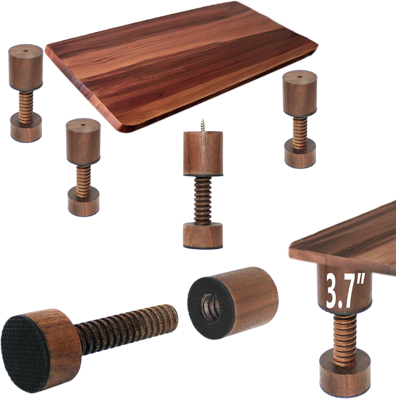 Amazon.com: ANFU Walnut Cutting Board Feet, Cutting Board Feet ...