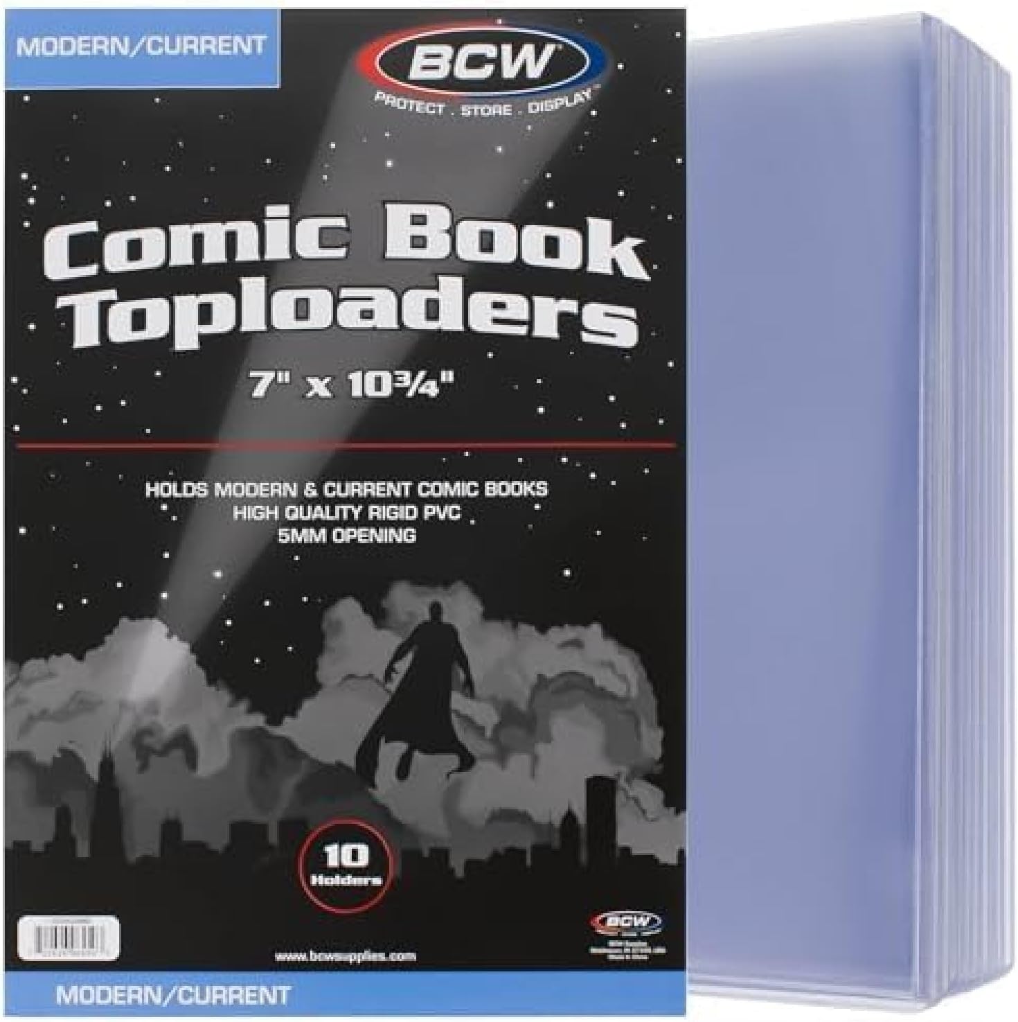 Amazon.com: BCW Current Comic Book Top Loaders - 10 Pack | Premium PVC ...