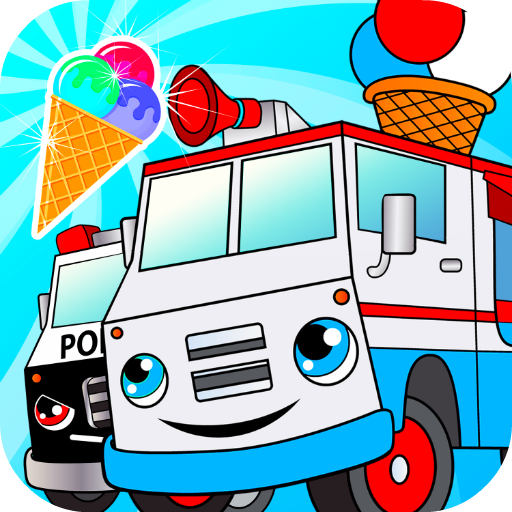 Crazy ice cream truck driver games for kids: Highway car racing - App ...
