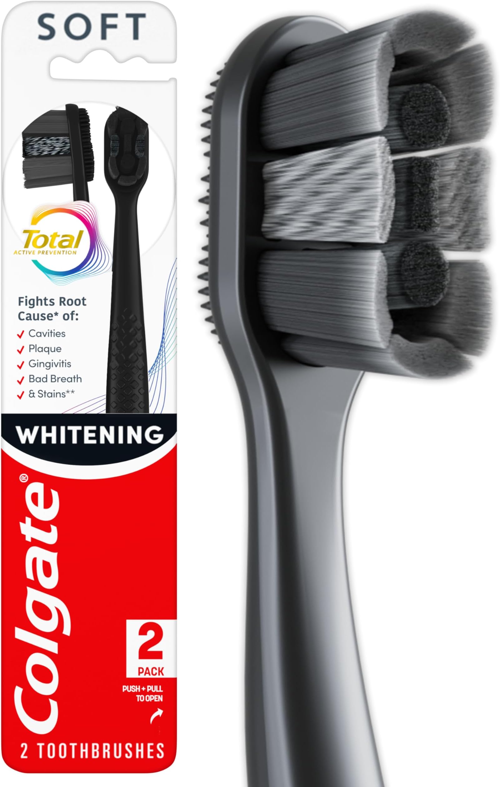 Amazon.com : Colgate Total Active Prevention Soft Bristle Whitening ...