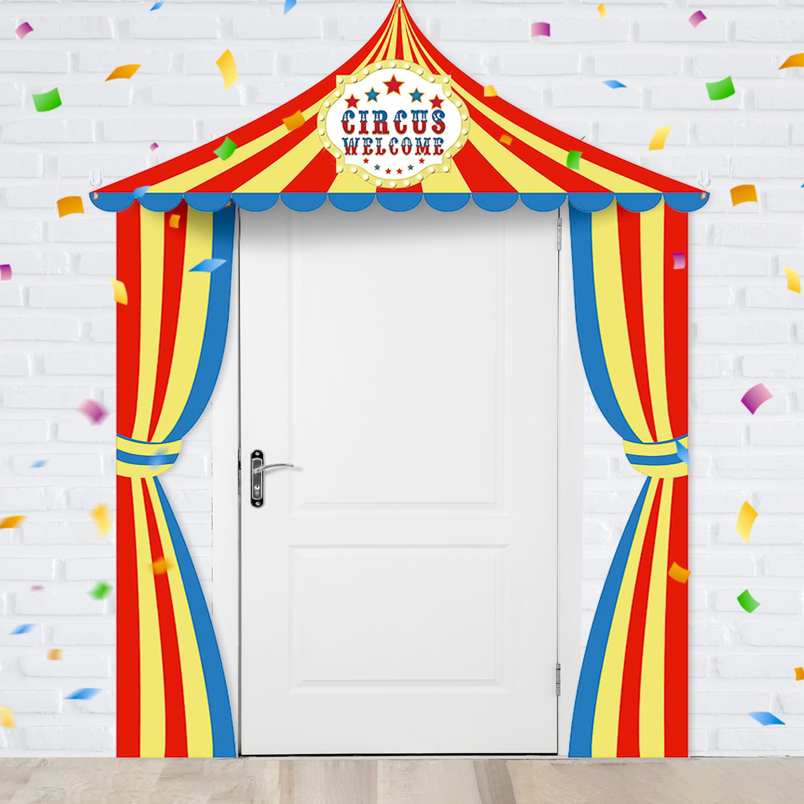 Amazon.com: Preboun 3 Pcs Circus Tent Decorations Carnival Circus Theme ...